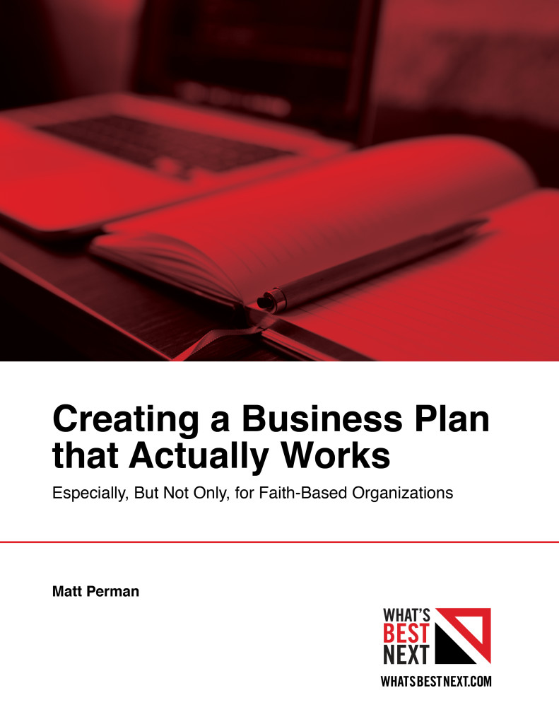 Creating A Business Plan COVER MattPerman